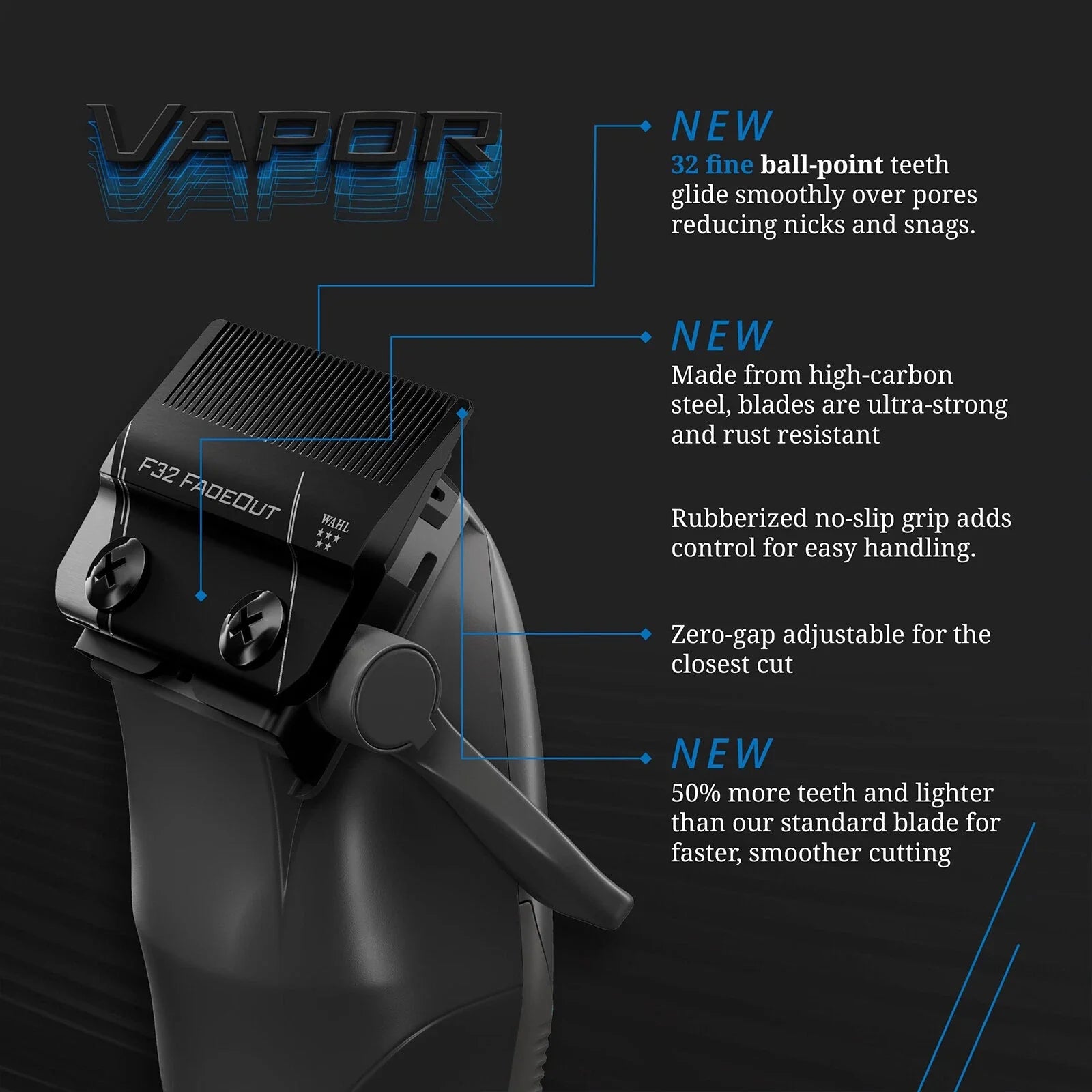 Wahl Vapor Cordless Clipper – Hairdressers Hardware